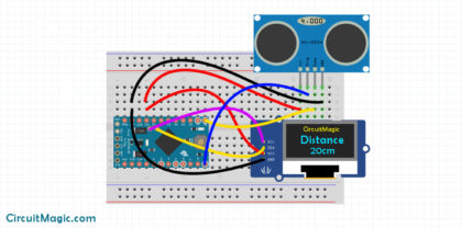 Ultrasonic Distance sensor HC-04 with Arduino - DIY Distance Meter ...